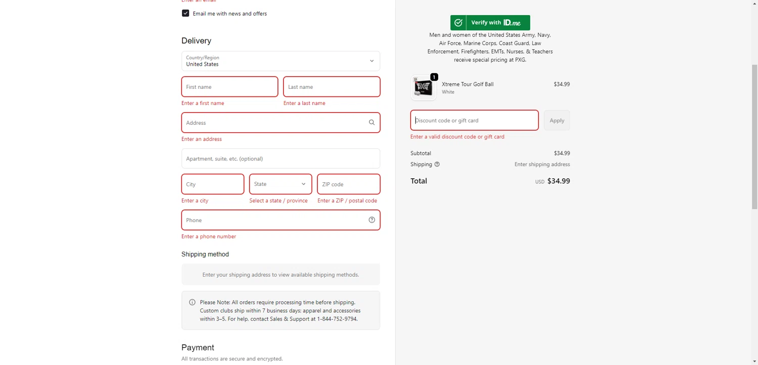 PXG Promo Codes - 10% Off w/Code (2 Verified) Dec 2025