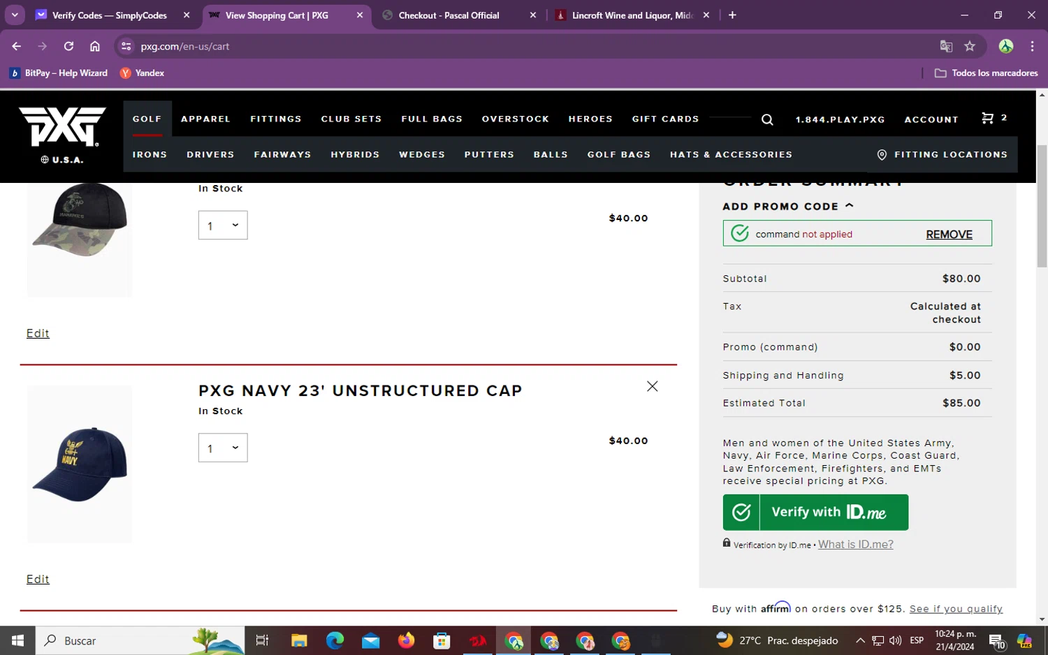 PXG Promo Codes - 20% Off Coupons Jan 2025