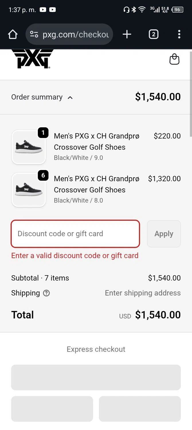 PXG Promo Codes - 10% Off w/Code (2 Verified) Dec 2025