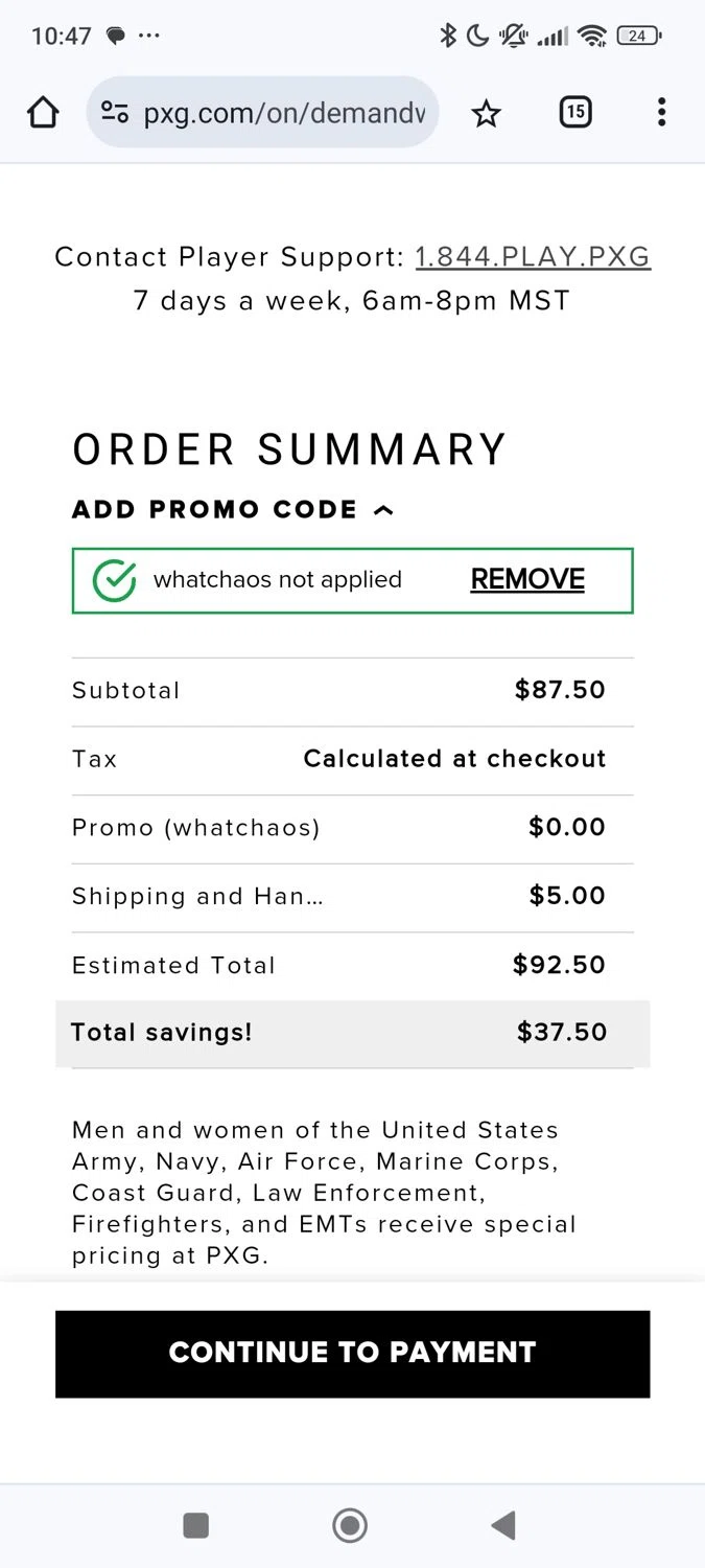 PXG Promo Codes – 10% Off | August 2024