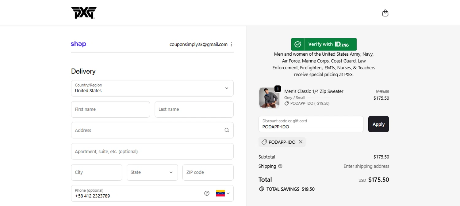 PXG Promo Codes - 10% Off w/Code (2 Verified) Dec 2025