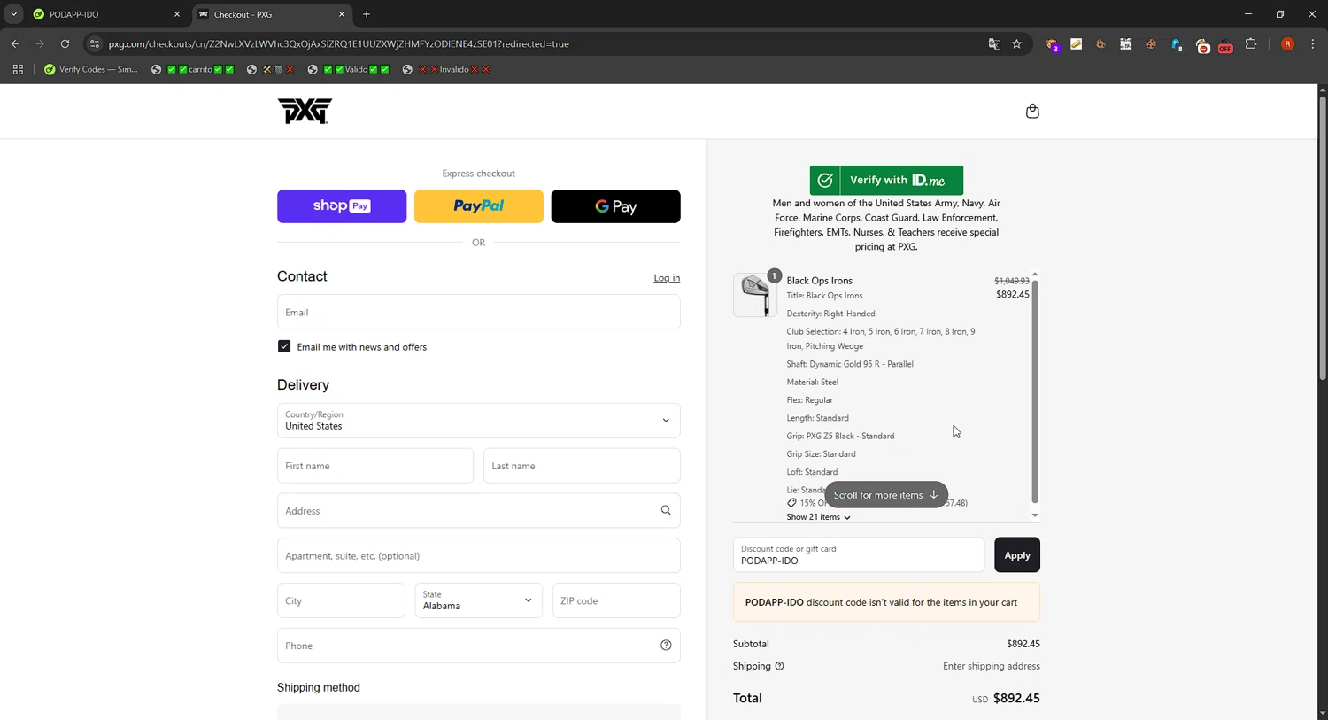PXG Discount Codes - 10% Off (2 Verified) Sep 2025