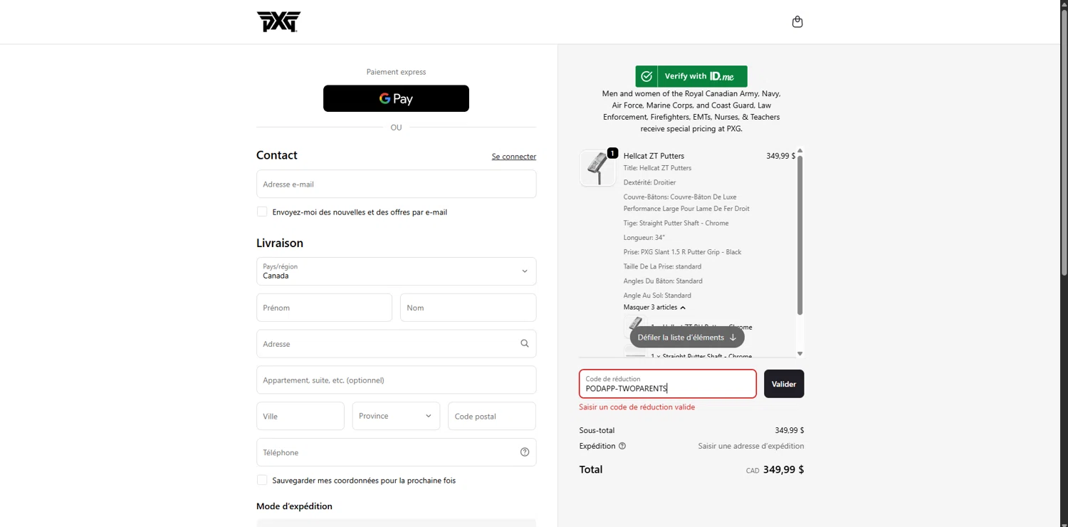 PXG Promo Codes - 10% Off w/Code (2 Verified) Dec 2025