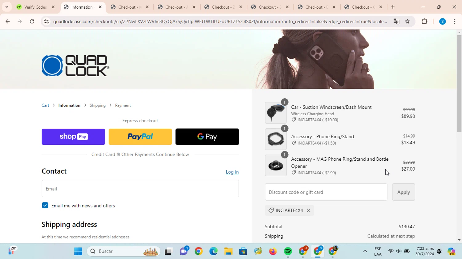 Quad Lock Promo Codes – 10% Off | August 2024