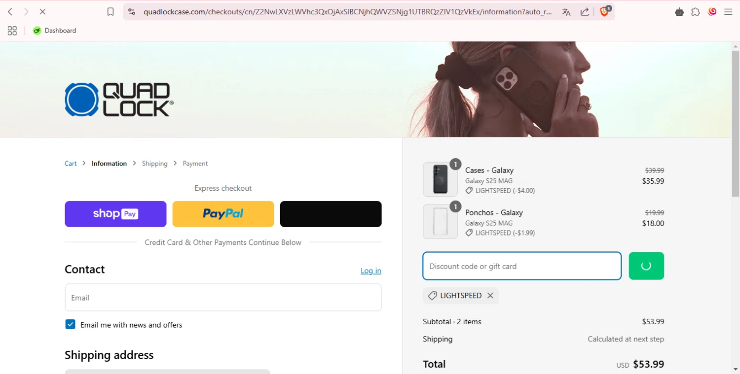 Quad Lock Discount Codes (9 Verified) - 10% Off May 2025