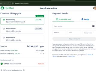 QuillBot Promo Codes (12 Verified) - 30% Off w/Code Oct 2025