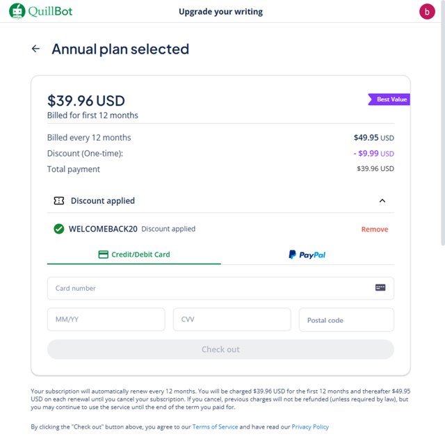 QuillBot Promo Codes (10 Verified) - 30% Off w/Code Jul 2025