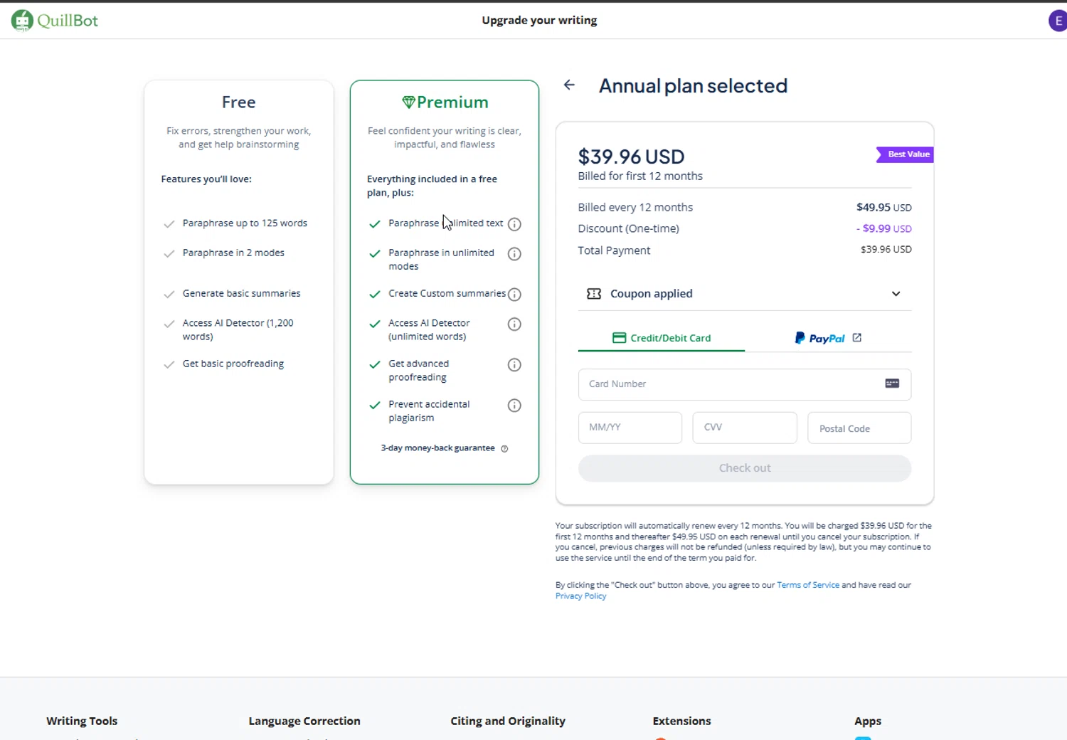 QuillBot Promo Codes (10 Verified) - 30% Off w/Code Jun 2025
