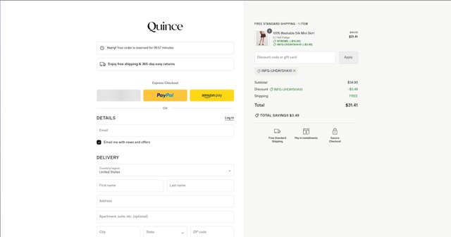 Quince Promo Codes - $30 Off Discount Sep 2025