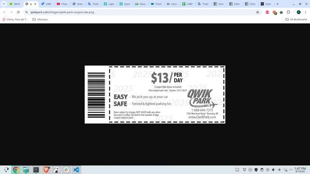 Qwik Park Coupons & Black Friday 2024 Deals - $12 Off