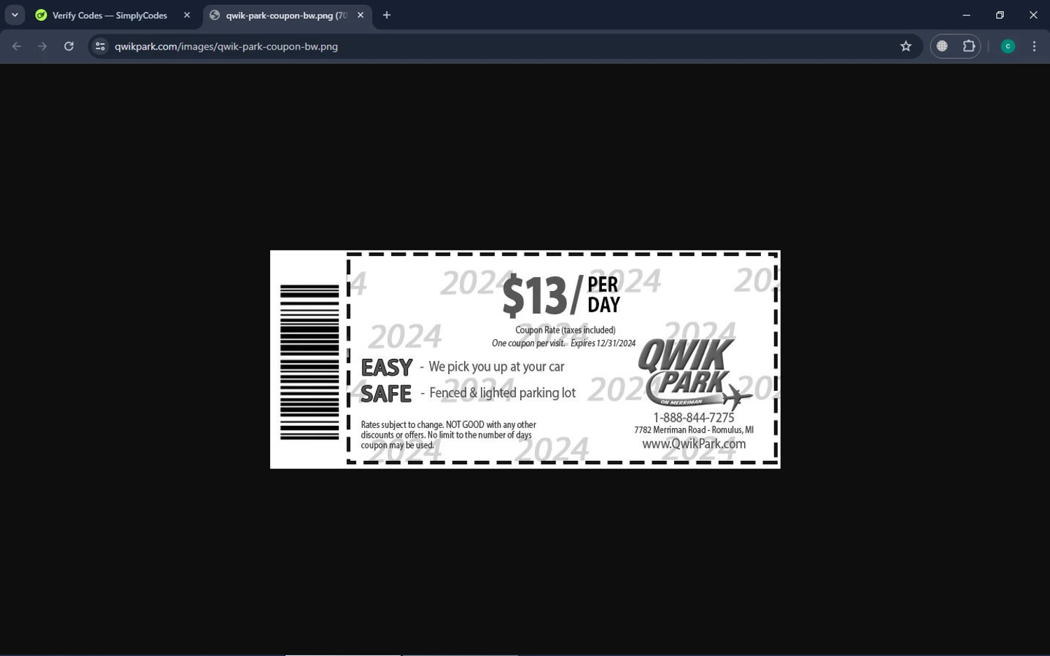 Qwik Park Coupons - $12 Off | September 2024