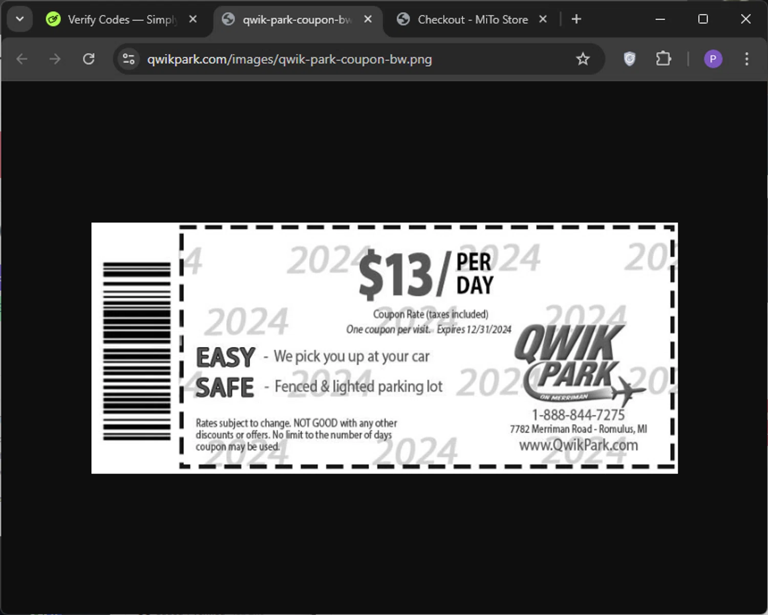 Qwik Park Coupons - $12 Off | September 2024