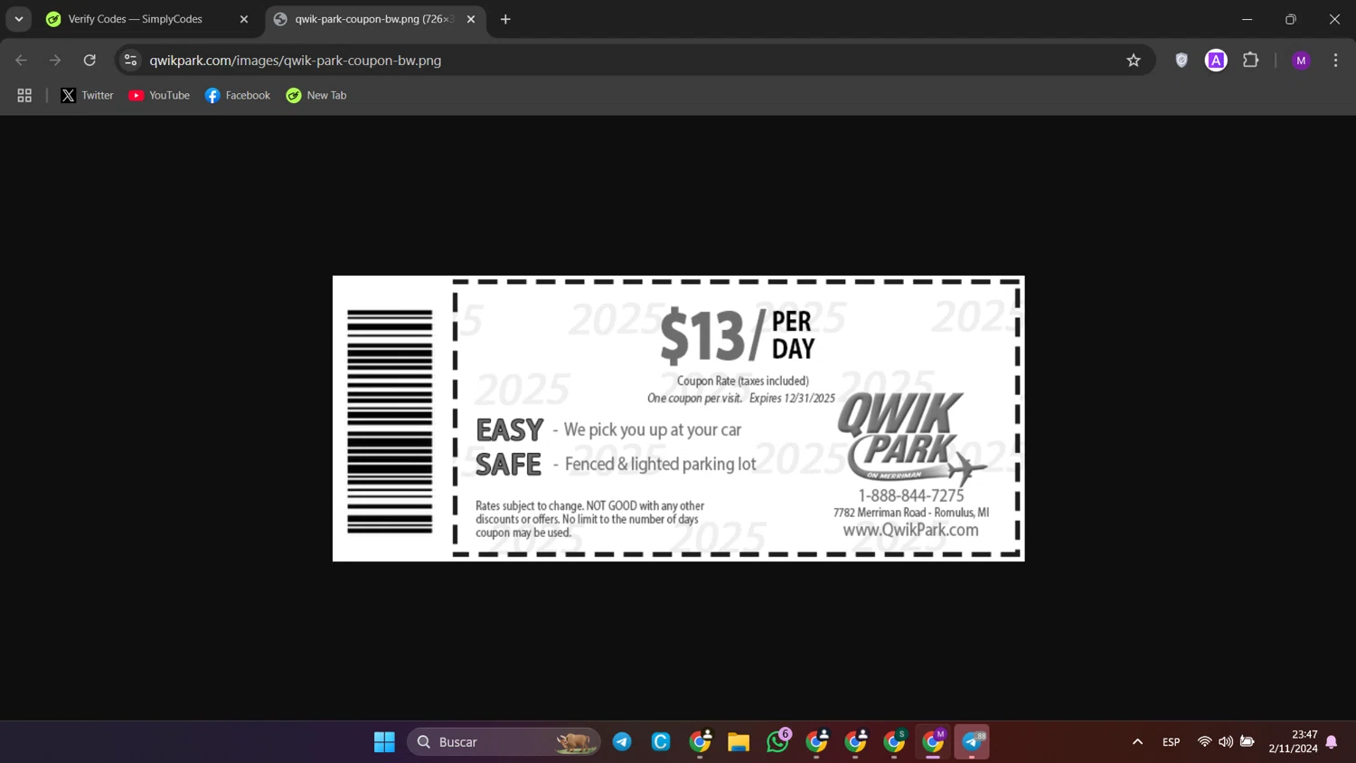 Qwik Park Coupons - 13 Usd Per Day | January 2025