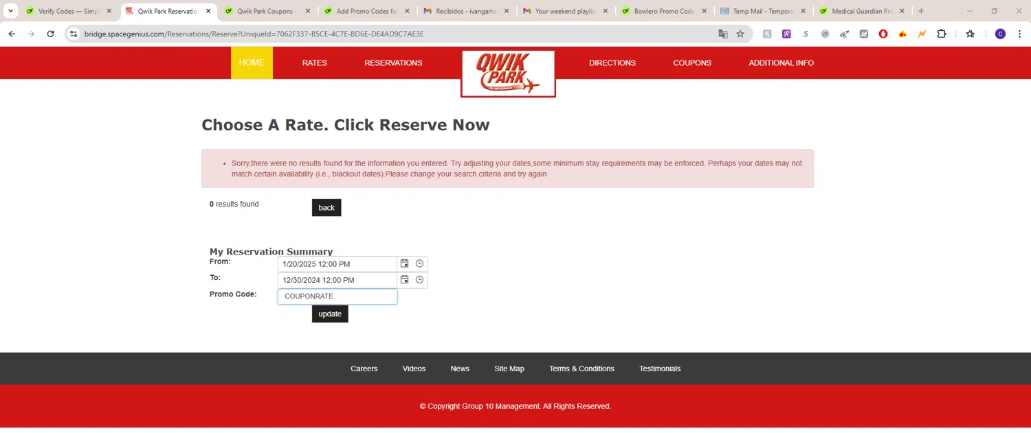 Qwik Park Coupons - 13 Usd Per Day | January 2025