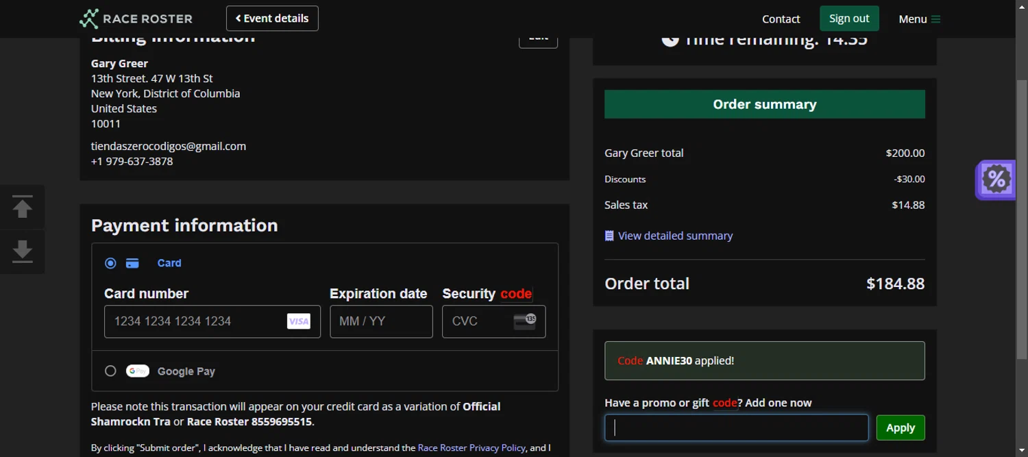 Race Roster Promo Codes (5 Verified) - 50% Off Jan 2025