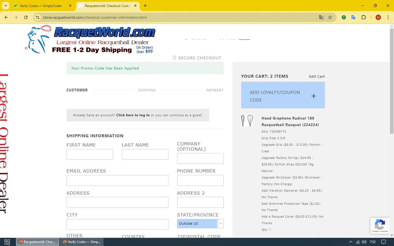 Racquetworld Promo Codes - 20% Off | December 2024