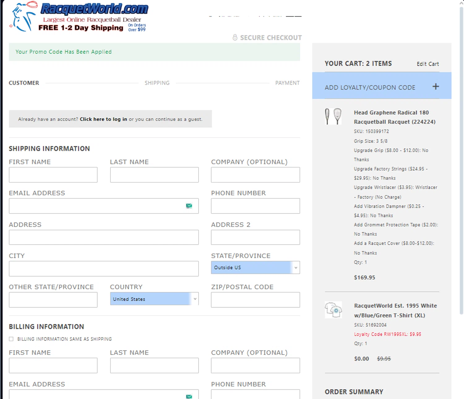 Racquetworld Promo Codes - 20% Off | November 2024