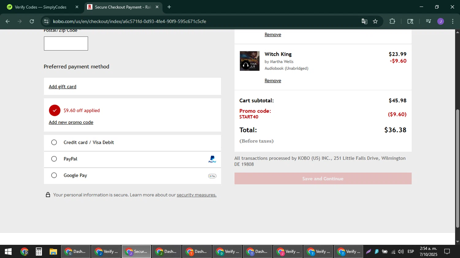 Rakuten Kobo Promo Codes - 40% Off (Verified) Oct 2025