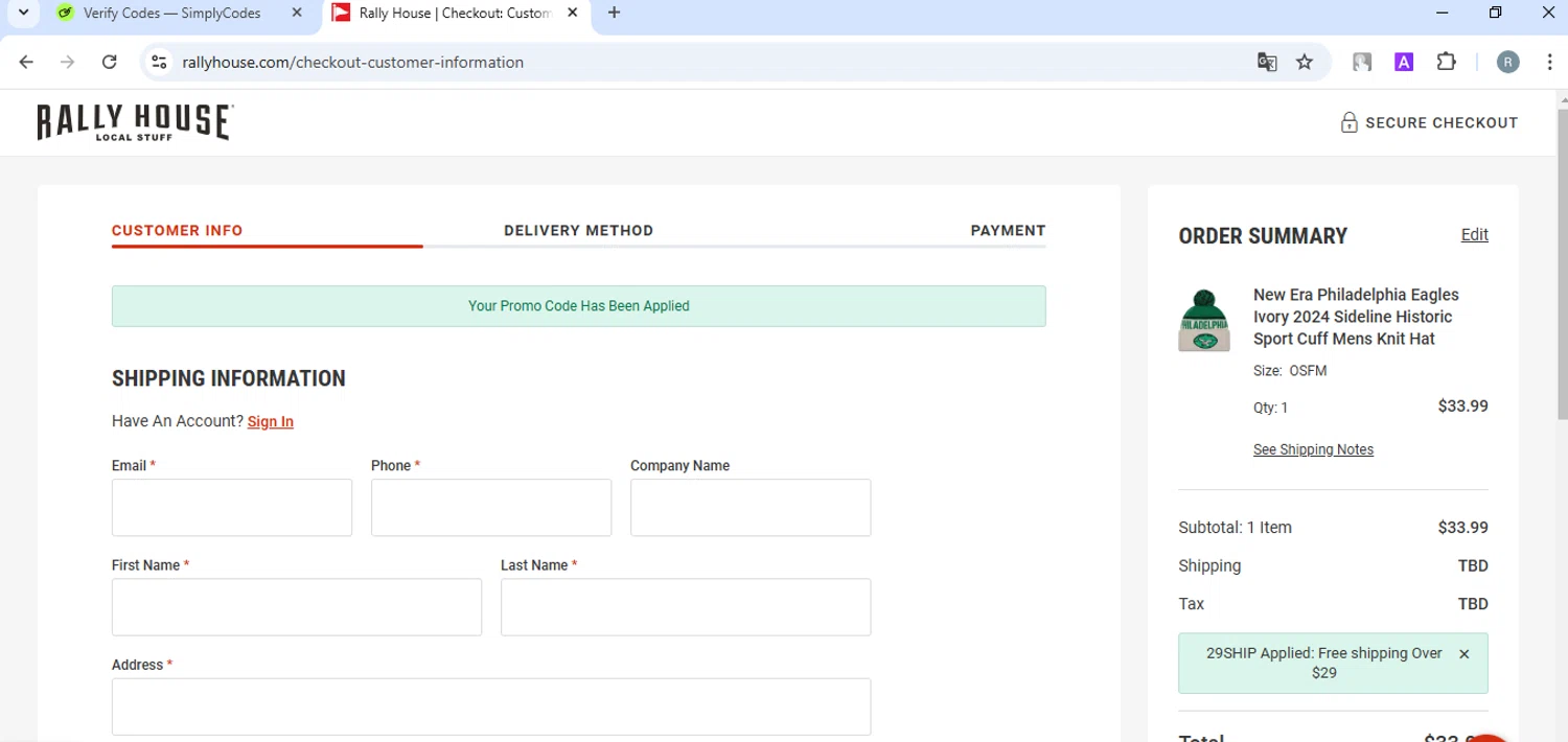 Rally House Promo Codes - 20% Off | January 2025