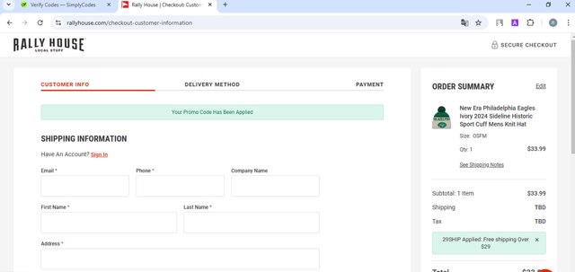 Rally House Promo Codes - 20% Off | January 2025