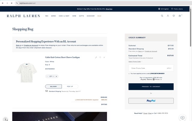 Ralph Lauren Promo Codes - 20% Off Coupons Aug 2025