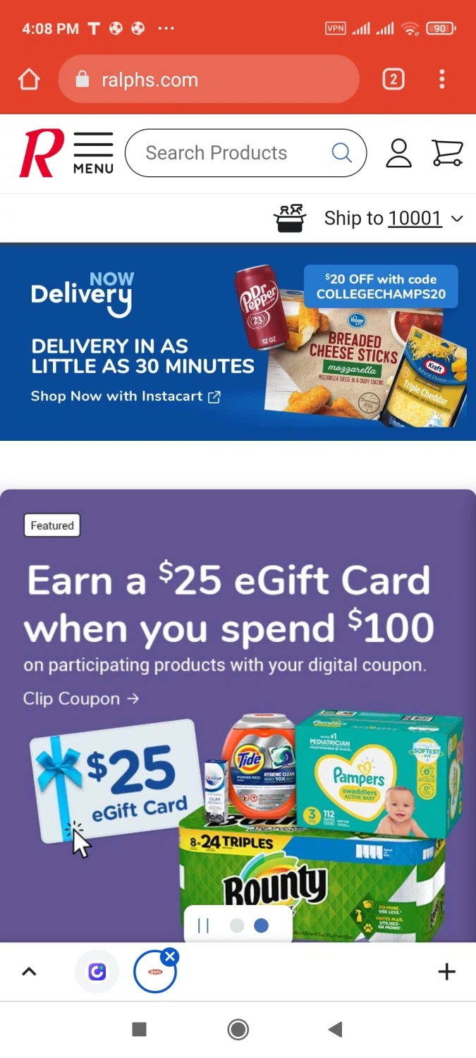 Ralphs Coupons - $10 Off | October 2024