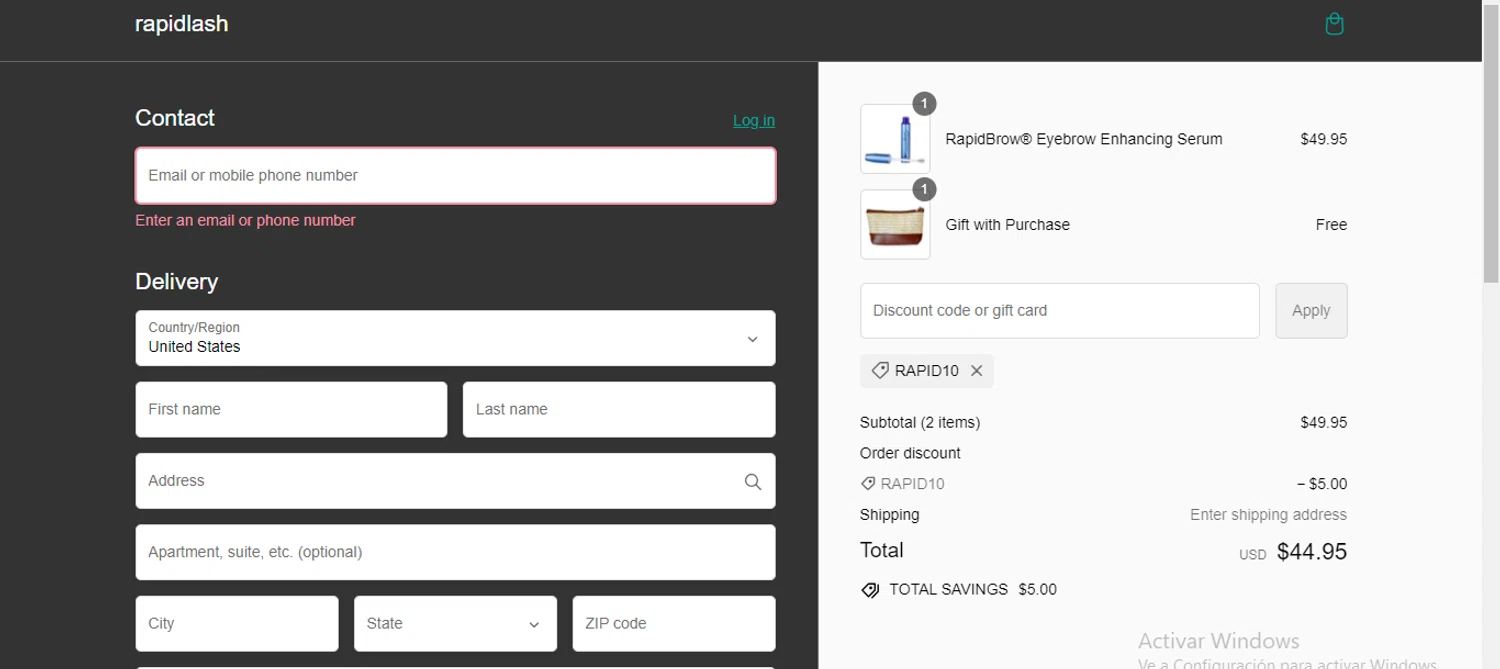 Rapid Lash Promo Codes - 10% Off | November 2024