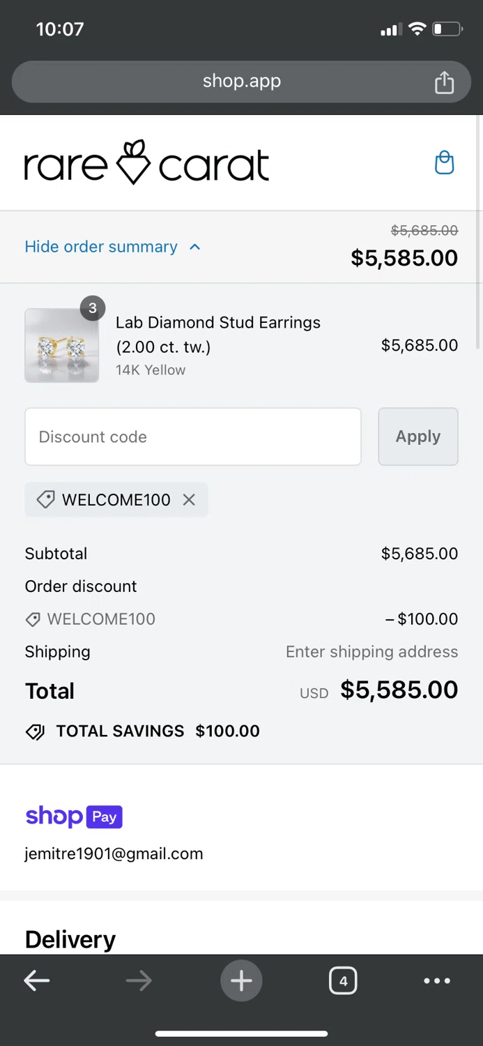 Rare Carat Discount Codes - $100 Off | October 2024