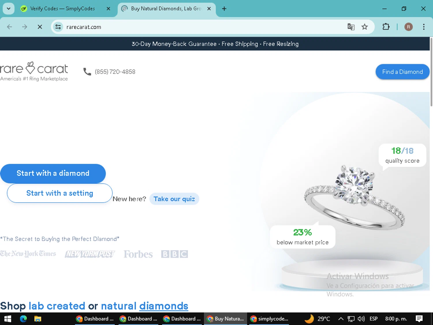 Rare Carat Discount Codes - $100 Off | September 2024