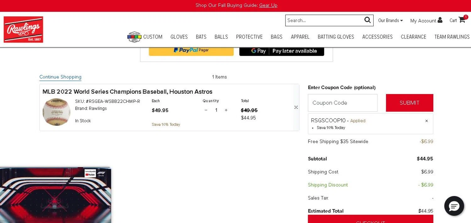 Rawlings Coupon Codes - 25% Off | October 2024