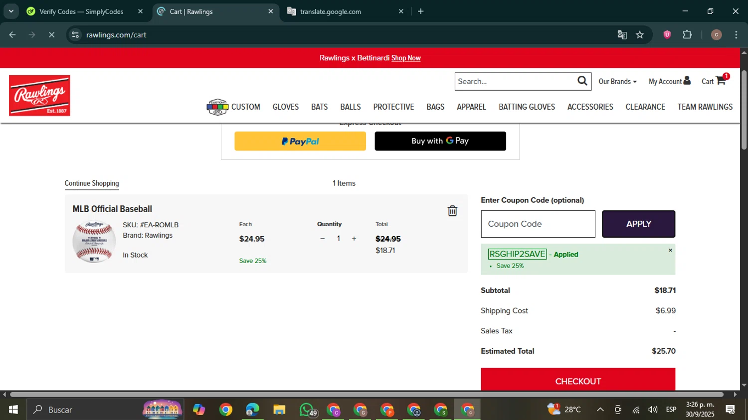Rawlings Promo Codes - 25% Off (15 Verified) Nov 2025