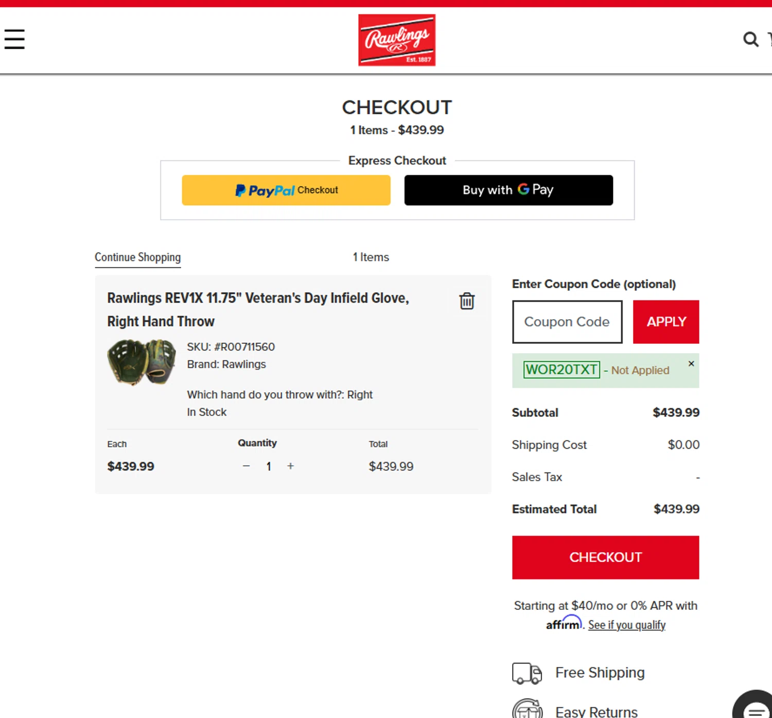 Rawlings Promo Codes - 25% Off (14 Verified) Jan 2026