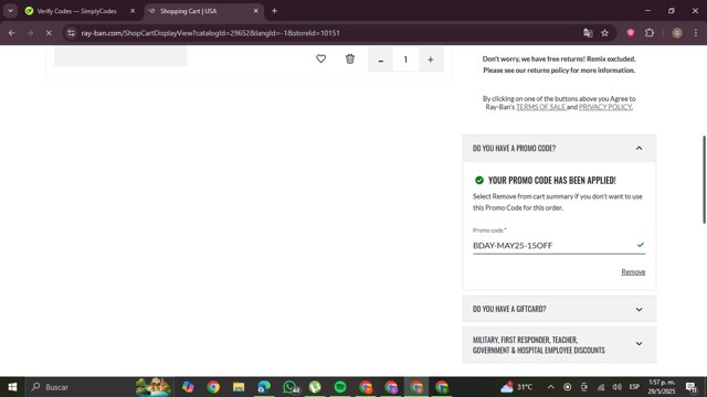 Ray-Ban Discount Codes - $10 Off (2 Verified) Jun 2025