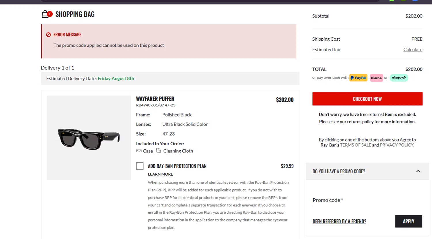 Ray-Ban Discount Codes - $10 Off (4 Verified) Aug 2025