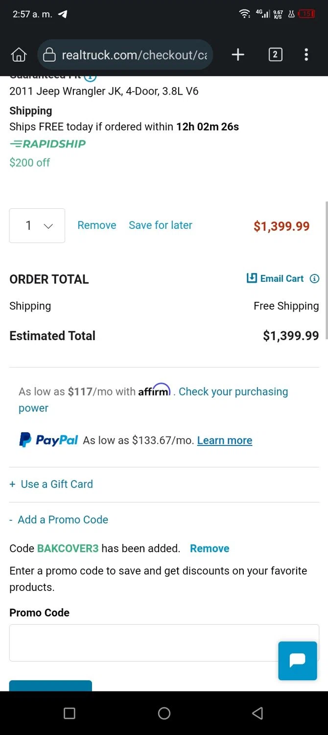 RealTruck Promo Codes - 10% Off | October 2024