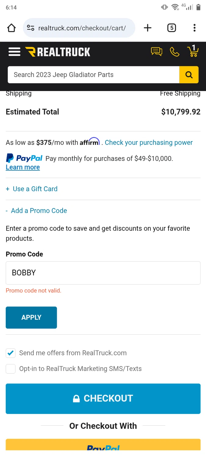 RealTruck Promo Codes - $50 Off | January 2025