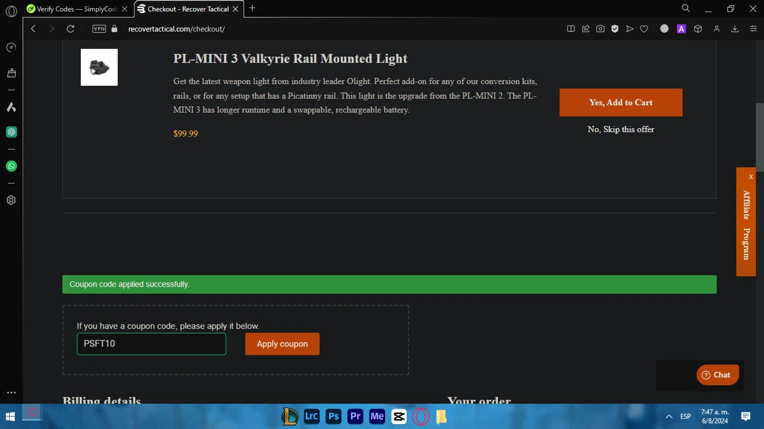 Recover Tactical Coupon Codes - 10% Off | November 2024