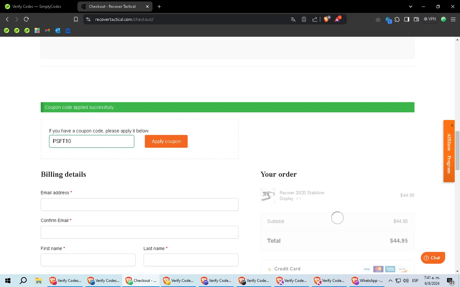 Recover Tactical Coupon Codes - 10% Off | November 2024