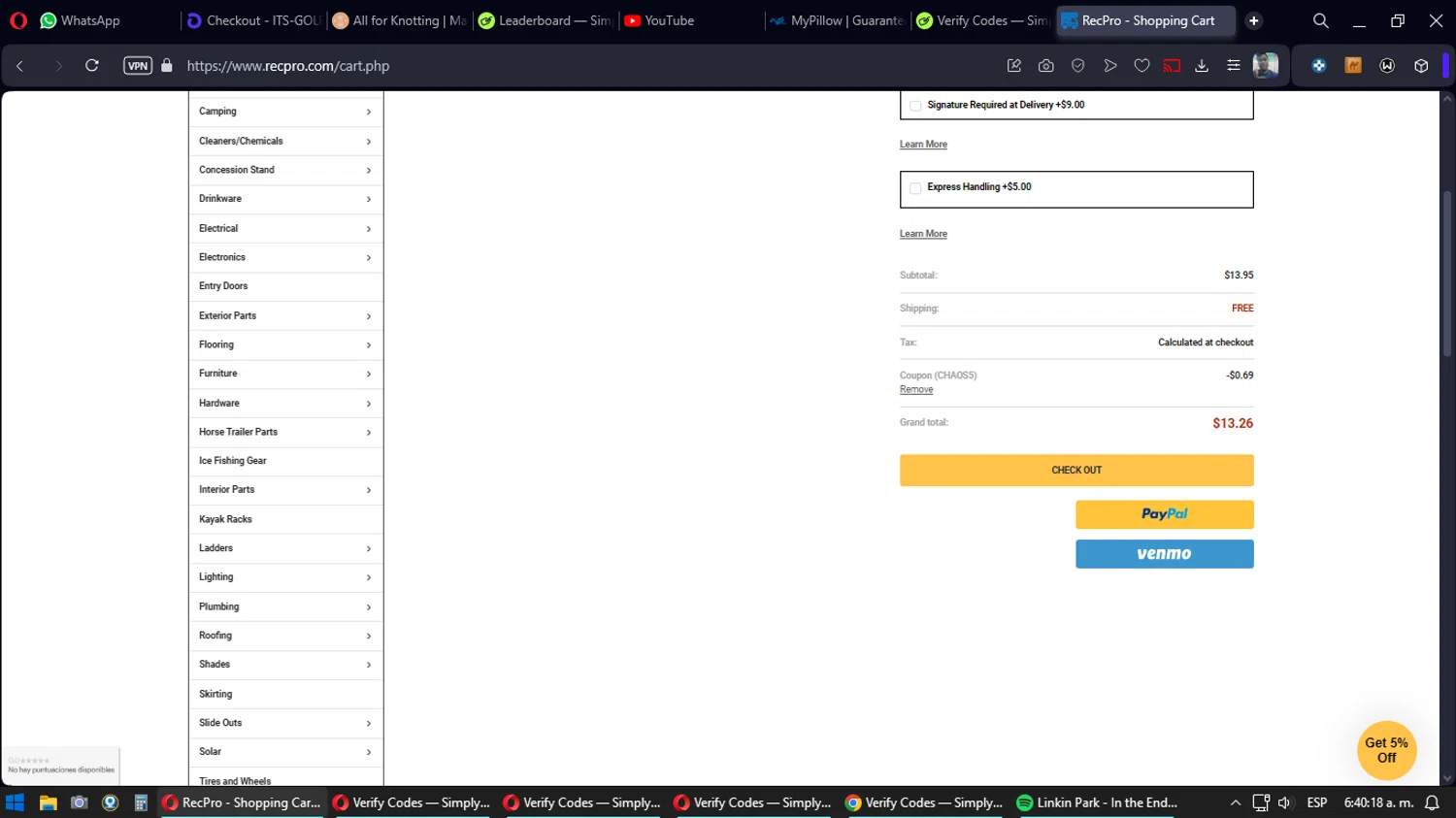 RecPro Coupon Codes - $5 Off | November 2024