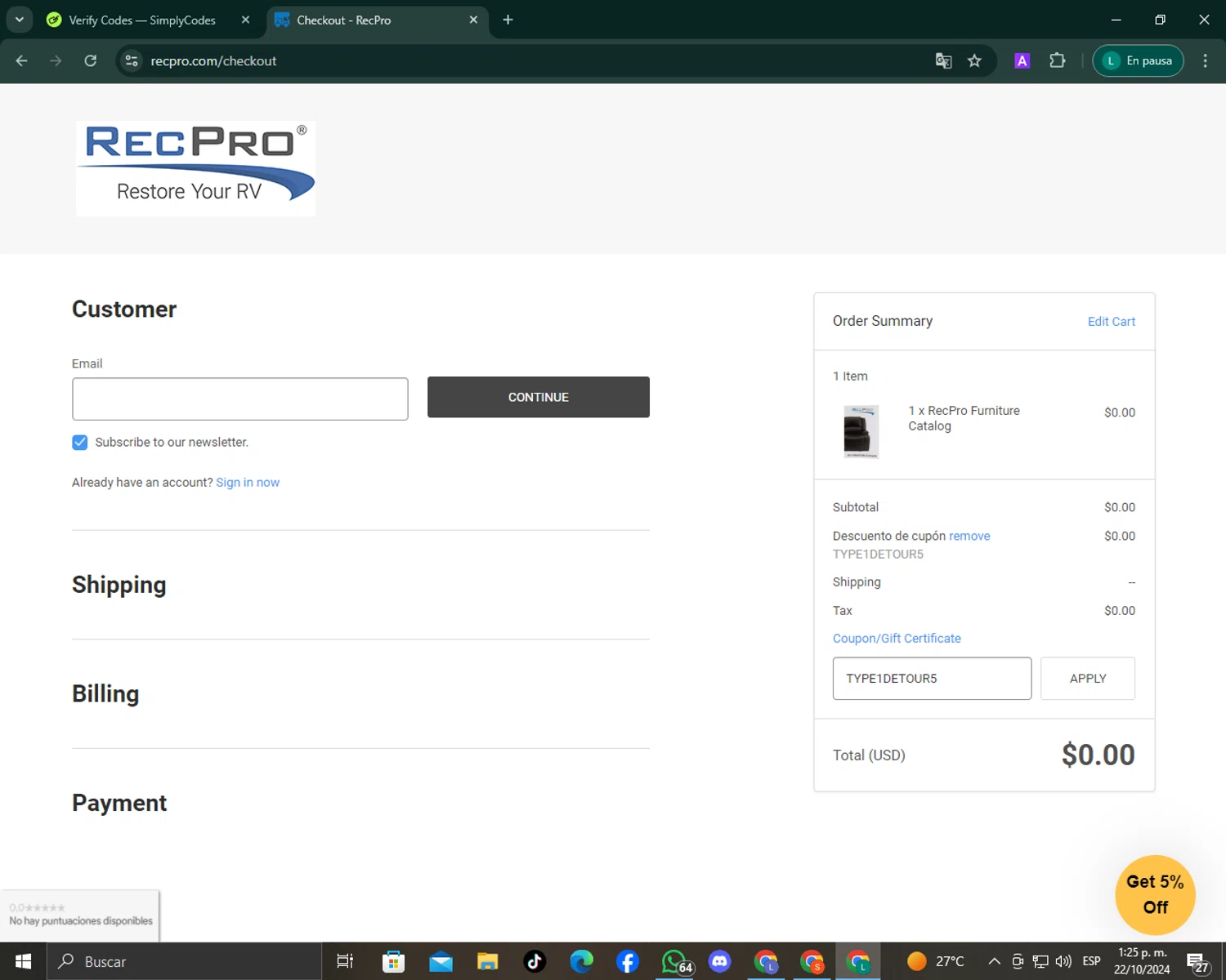 RecPro Coupon Codes & Black Friday 2024 Deals - $5 Off