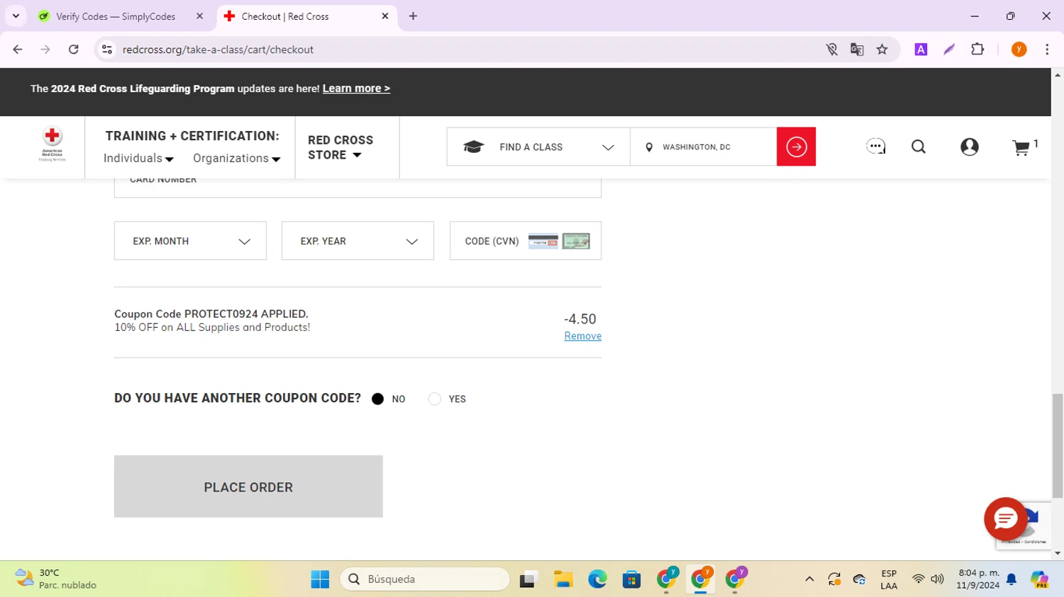 American Red Cross Coupon Codes - 10% Off | September 2024