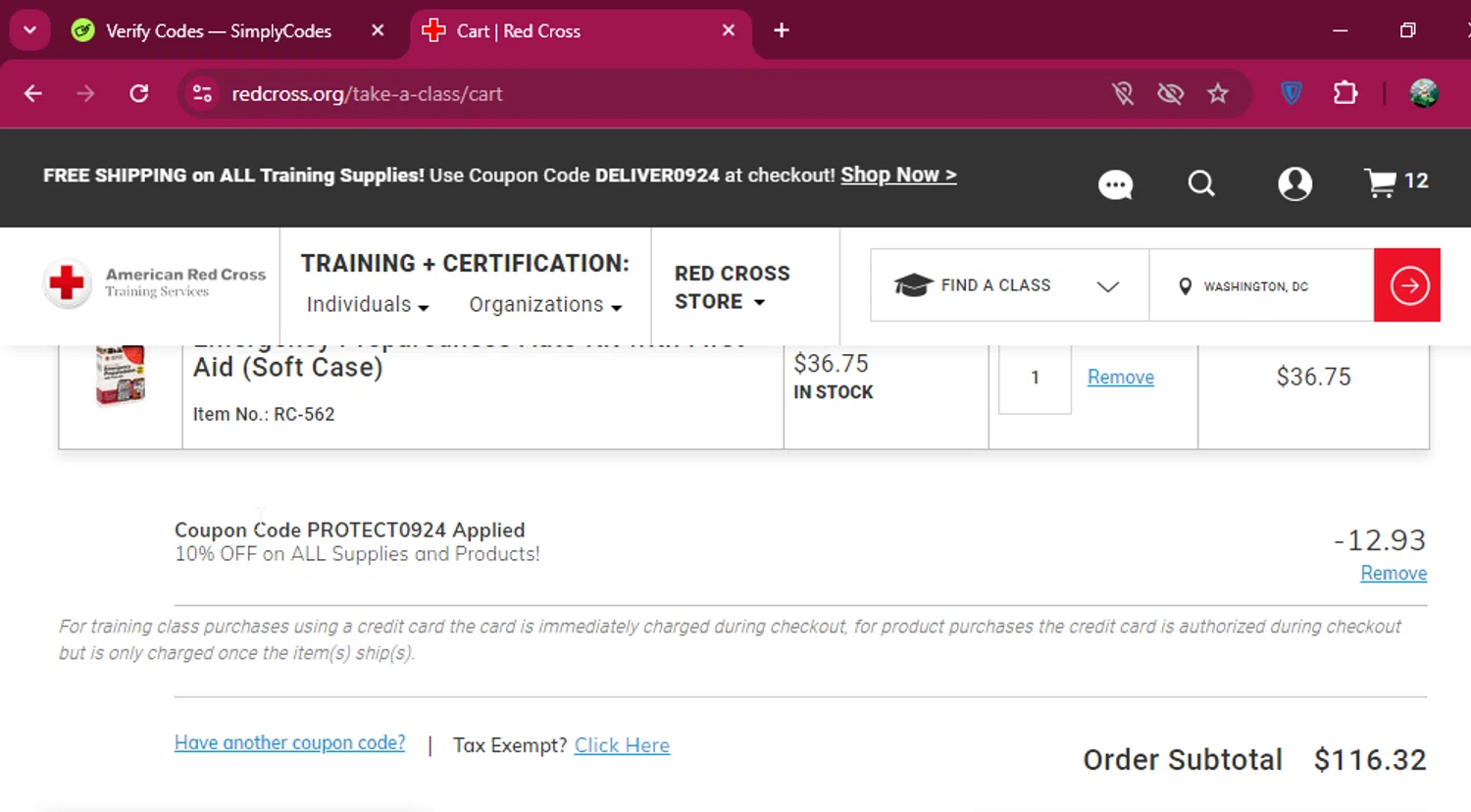 American Red Cross Coupon Codes - 10% Off | October 2024