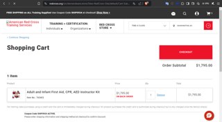 American Red Cross Coupon Codes - 10% Off | September 2024
