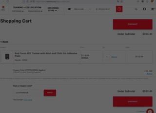 American Red Cross Coupon Codes - 10% Off | October 2024