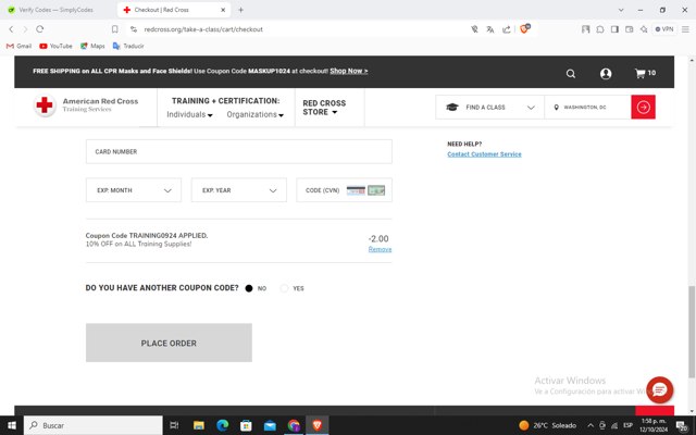 American Red Cross Coupon Codes - 10% Off | October 2024