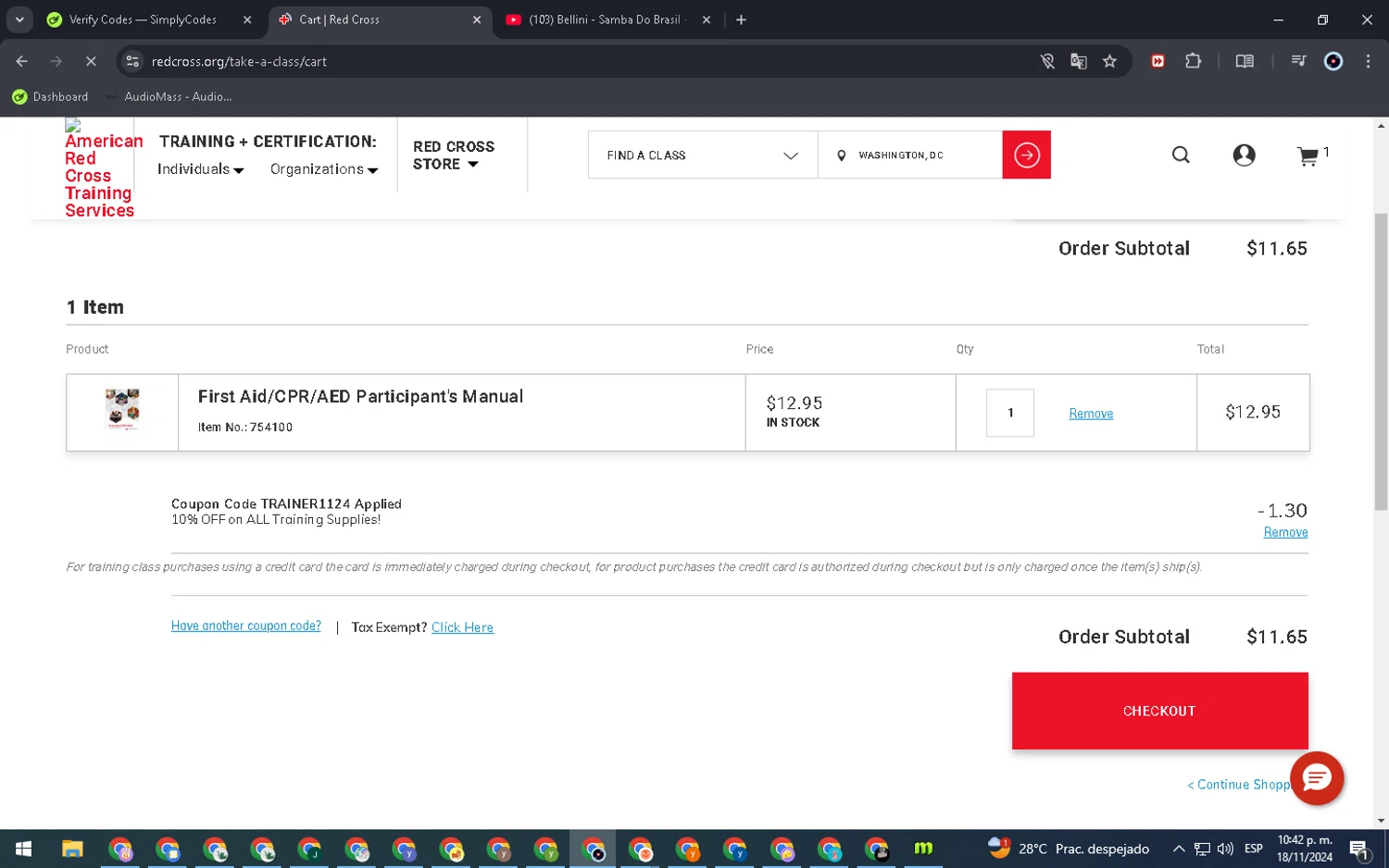 American Red Cross Coupon Codes - 10% Off | December 2024