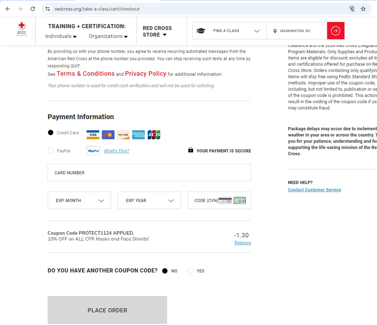 American Red Cross Coupon Codes - 10% Off | December 2024