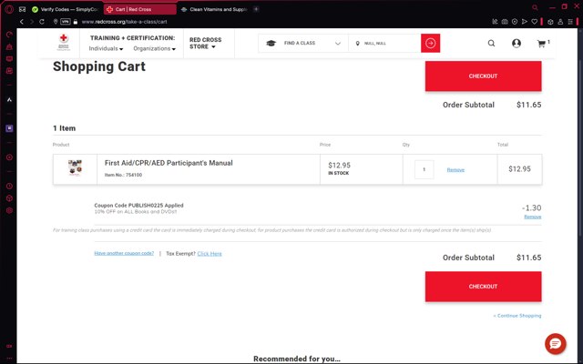 American Red Cross Promo Code (7 Verified) - 10% Off Mar 2025