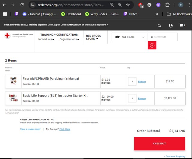 American Red Cross Promo Codes - 10% Off Jun 2025