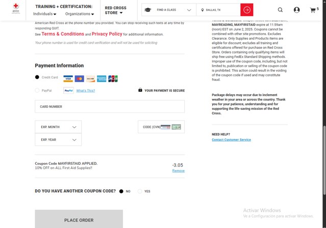 American Red Cross Promo Codes - 10% Off Jun 2025